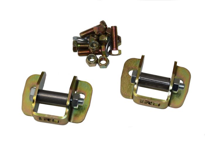 Iron Rock Off Road: Bar Pin Eliminator Shock Relocation Brackets (Front)